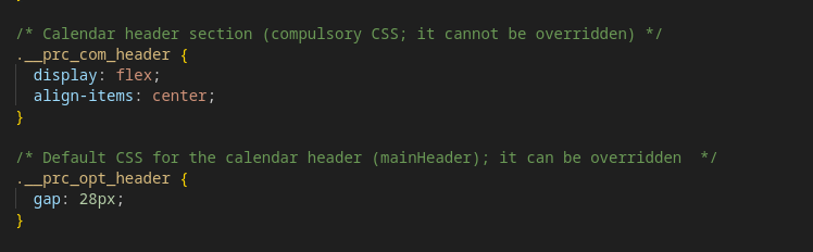 plain-react-calender